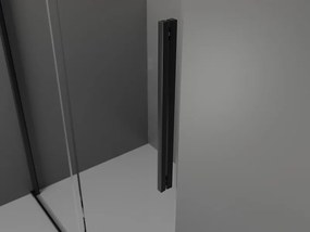 Mexen Velar posuvné sprchové dveře 150 cm, transparentní, černé - 871-150-000-01-70