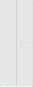 Skříň highboard bílá 70 x 42,5 x 185 cm kompozitní dřevo 3281420