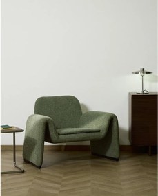 Zelené žinylkové křeslo Melvia – Kave Home