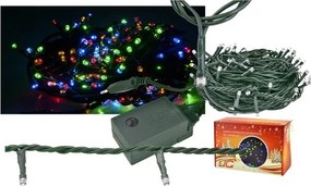 Vánoční osvětlení - řetěz LTC LXLED105 200LED/20m, studená bílá, vnitřní