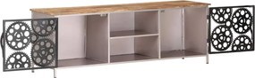 TV stolek 120 x 30 x 40 cm hrubé mangovníkové dřevo 323737