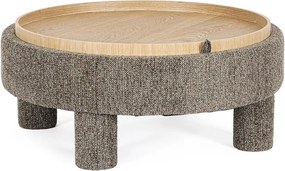 Taupe taburet Tanya – Bizzotto