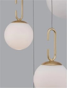 Závěsné LED svítidlo NOVA LUCE HOOK 30,49W 3000K 9695222 stmívatelné Triac