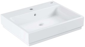 Grohe Cube Ceramic - Umyvadlo s přepadem, 60x49 cm, PureGuard, alpská bílá 3947700H