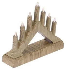 Koopman Vánoční svícen Candle roof, 15,7 cm