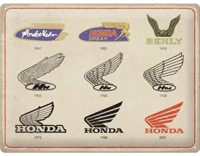 Postershop Plechová cedule: Honda (Logo Evolution) - 40x30 cm