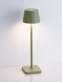 Venkovní stolní lampa Deck zelená