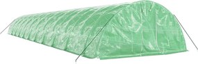 Skleník s ocelovým rámem zelený 110 m² 22 x 5 x 2,3 m 3188092