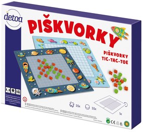 Detoa Piškvorky strategická společenská hra v krabici 33x23x3,5cm