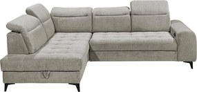 XXXLutz ROHOVÁ SEDAČKA, textil, šedohnědá MID.YOU - Sedací soupravy - 002220042302