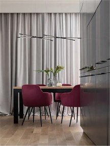 LED lustr Raccio 115 černé