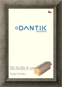 DANTIK rámeček 20x30 | Forgia Piombo (Sklo Čiré)