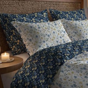 Krepové perkálové prodloužené povlečení Bloom - duo Velikost: 140 x 220 + 70 x 90