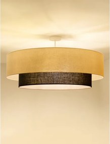 Brilagi - LED Přisazený lustr BOHO STYLE 3xE27/15W/230V pr. 80 cm krémová/hnědá