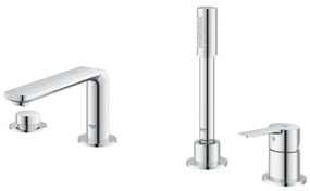 GROHE 19577001 - Vanová čtyřotvorová kombinace LINEARE lesklý chrom