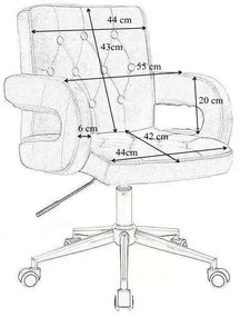 LuxuryForm DESIGN Barová židle  BOSTON VELUR na černé hranaté podstavě - modrá