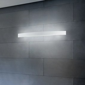Linea Light Curvé_W, bílé nástěnné svítidlo, 30W LED 3000K, délka 69cm