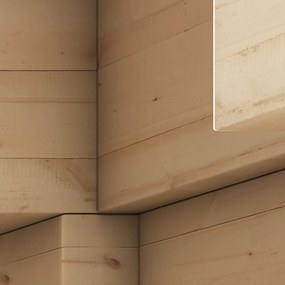 Malvis ® 3D tapeta Dřevěný tunel Vel. (šířka x výška): 432 x 290 cm
