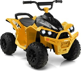Costway Elektrická dětská čtyřkolka 12 V s rychlostí 2,2/4,3 KM/H a klaksonem
