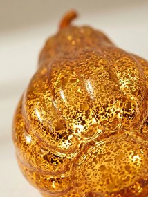 Sinsay - Skleněná dekorativní LED lampička ve tvaru dýně - oranžová