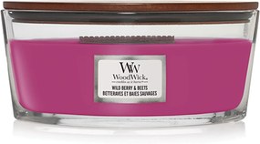 WoodWick vonná svíčka s dřevěným knotem Elipsa Wild Berry & Beets 453,6 g