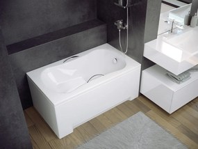 Besco ARIA REHAB 120 x 70 cm VANARIA120REH+VANARIA120REH vana se sedátkem vč. noh Koupelny Bernold