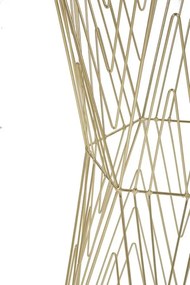Odkládací stolek Lines 40 cm zlatý