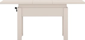 Rozkládací polohovací konferenční stolek HOGO 3v1 | 120-157x62,5-74,5x67 cm | síla horní desky 32 mm | kašmír/nohy kašmír