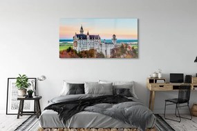 akrylový obraz Německo Castle podzim Munich 140x70 cm