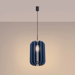 Sollux Lighting Závěsná lampa MULA 27 tmavě modrá