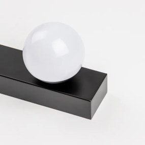 Brilagi - LED Koupelnové osvětlení zrcadla HOLLYWOOD 3xLED/3W/230V IP44 černá