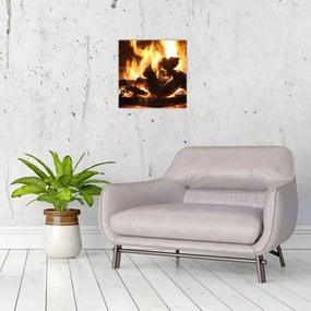 Obraz - Oheň (30x30 cm)