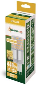 Toolight - LED žárovka, neutrální světlo G9 4W 440lm 230V PREMIUM 14434, OSW-01116