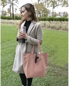 Iris Barcelona Moderní dámská termotaška Natural 15 L růžová
