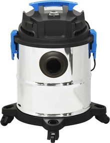 Vysavač na suché a mokré vysávání 1 200 W 20 l stříbrný 152915