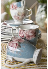 Porcelánový hrnek se zlatou linkou Peony Rosé – 300 ml