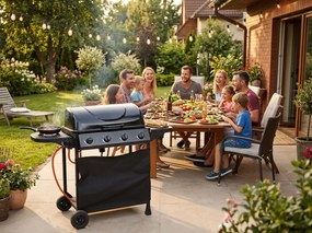 Grill Master Čtyřhořákový plynový gril WM-094060 černý