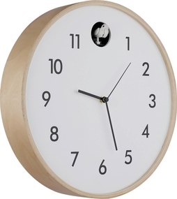 XXXLutz NÁSTĚNNÉ HODINY přírodní barvy, černá, bílá 31,5 cm Novel - Nástěnné hodiny - 008181102802