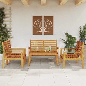 vidaXL 5dílná sada zahradního nábytku masivní akáciové dřevo