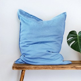 TULULUM Lněný povlak na polštář COMFORT BABY BLUE Rozměr polštáře: 50 x 50 cm