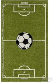 Breno Kusový koberec FUNKY TOP HOP Kiwi, 100x170 cm, Zelená/Vícebarevné
