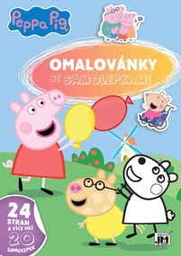_Ostatní 1_ JIRI MODELS Omalovánky A4 se samolepkami prasátko Peppa Pig 4