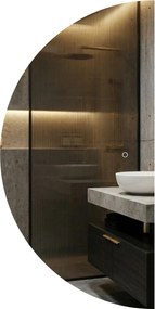 Tutumi Zrcadlo 118,5x59 cm s regulovatelným LED osvětlením HOM-01526