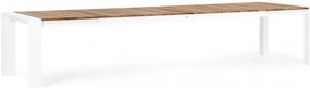 BIZZOTTO rozkládací zahradní stůl CAMERON 253/319/384x100 cm bílý 0663381