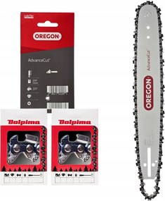 2x Řetěz vodítko pro pilu Nac CST45-40-08AC 50 cm