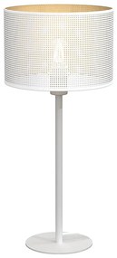 Stolní lampa LOFT SHADE 1xE27/60W/230V pr. 25 cm bílá/zlatá