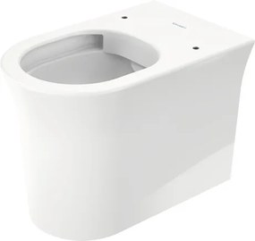 Duravit White Tulip - Stojící WC 370x580 mm, Rimless, HygieneGlaze, bílá 2001092000