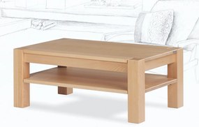 Wooded Konferenční stolek Denver z masivu BUK Výška stolku: 53 cm