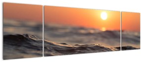 Obraz mořské vlnky (170x50 cm)