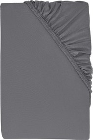 Livarno® Žerzejové napínací prostěradlo, 90–100 x 200 cm (šedá)